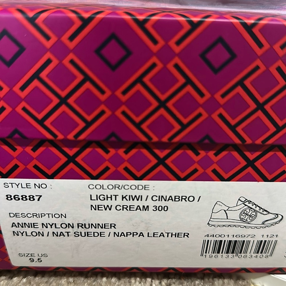 Tory Burch Annie Nylon Runner Sneakers - Gem